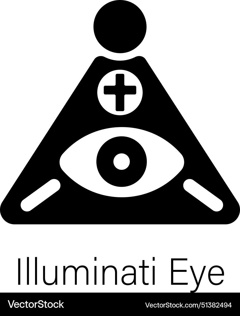 Illuminati eye Royalty Free Vector Image - VectorStock