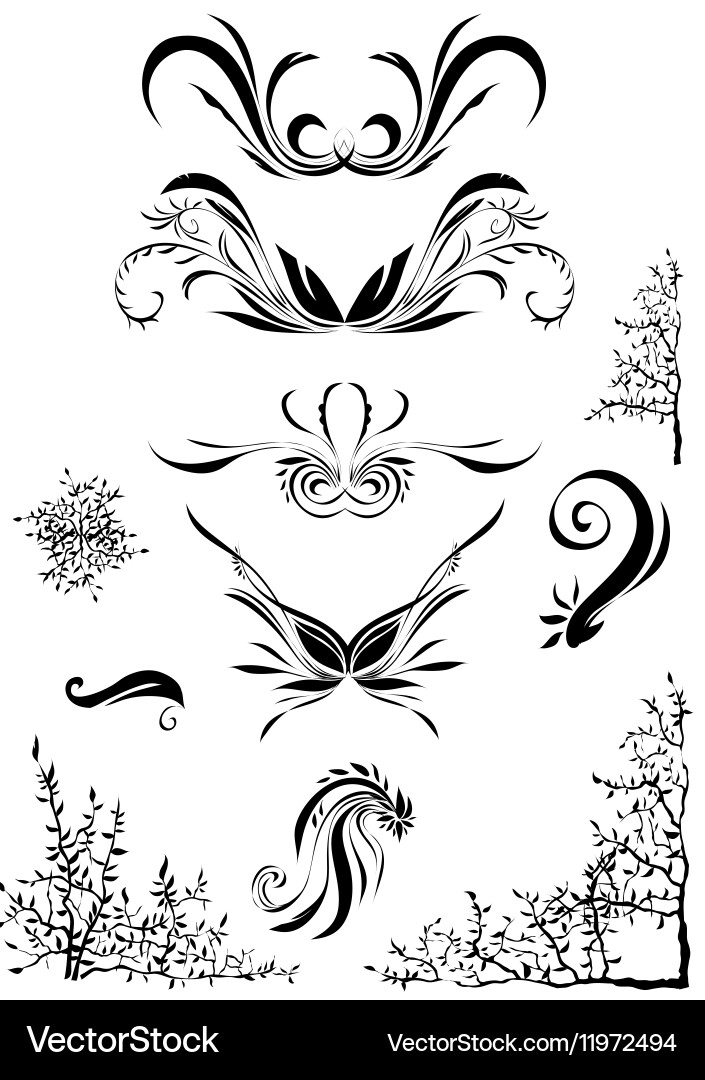 Vintage leaf design Royalty Free Vector Image - VectorStock