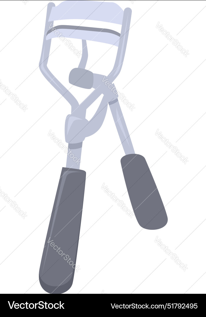 Eyelash curler enhancing beauty routine for long Vector Image