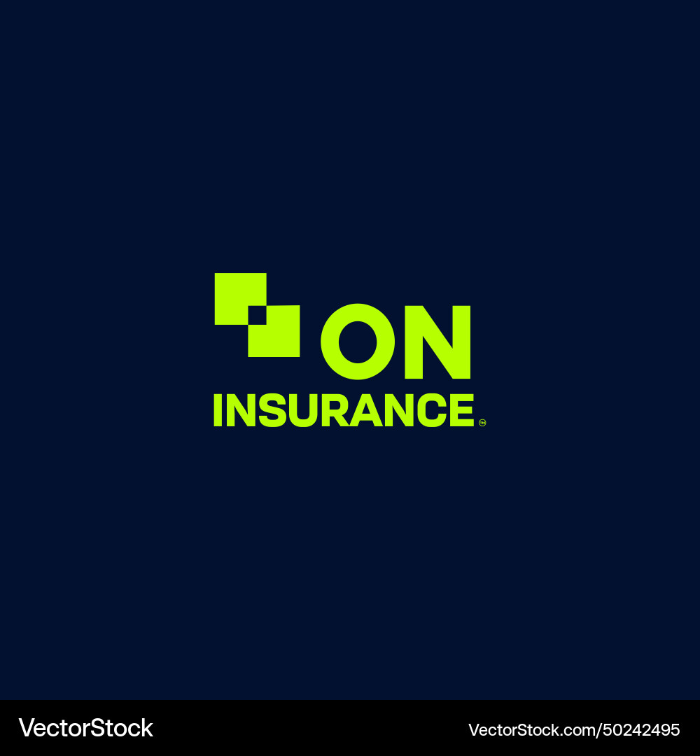 On logo free download Royalty Free Vector Image