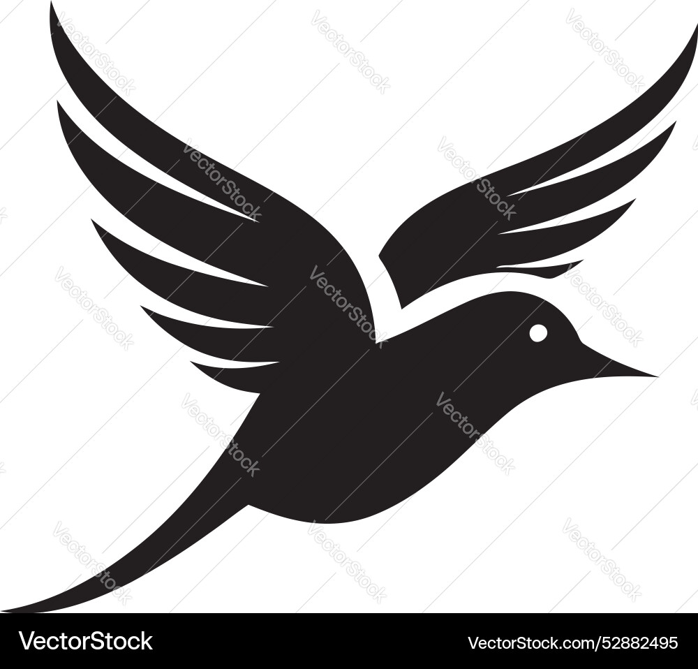 Serene swans grace phoenix in flight Royalty Free Vector