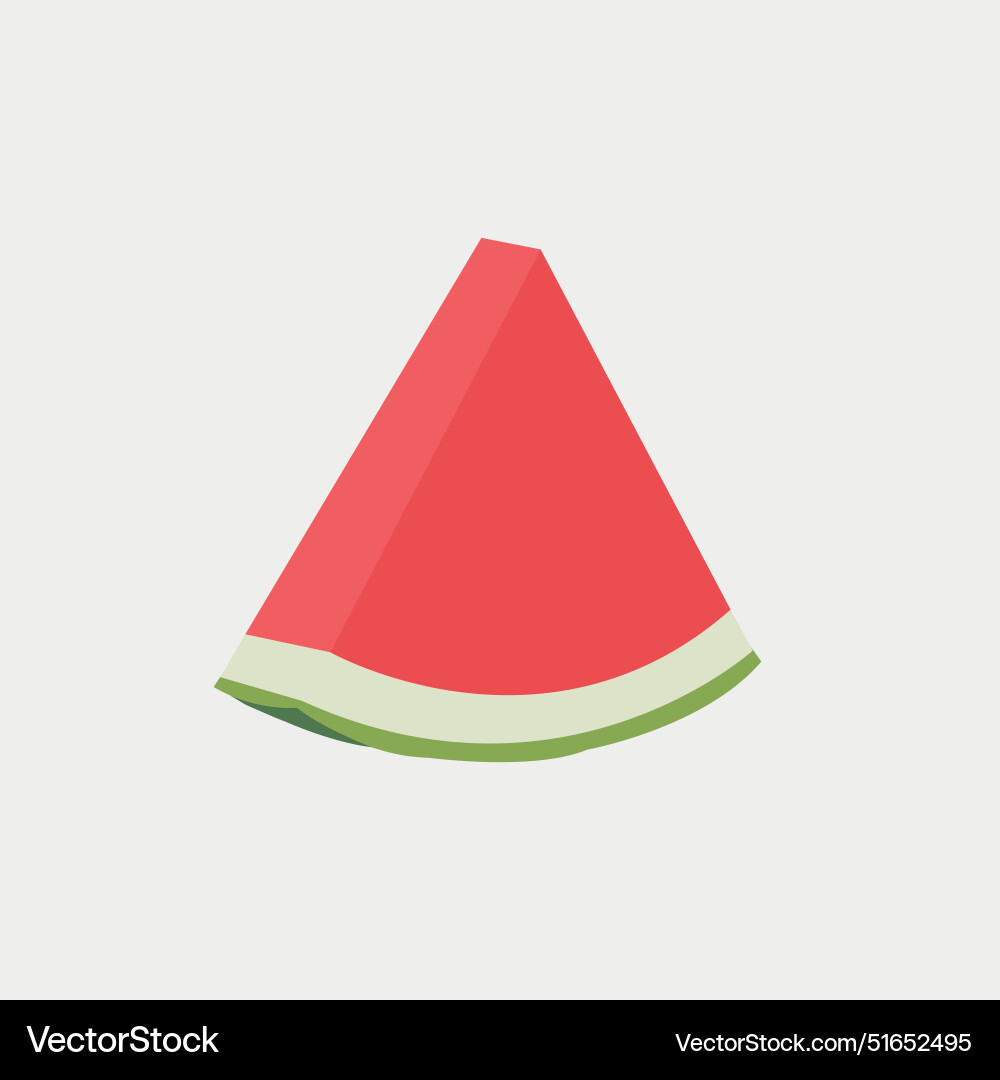 Watermelon slice Royalty Free Vector Image - VectorStock