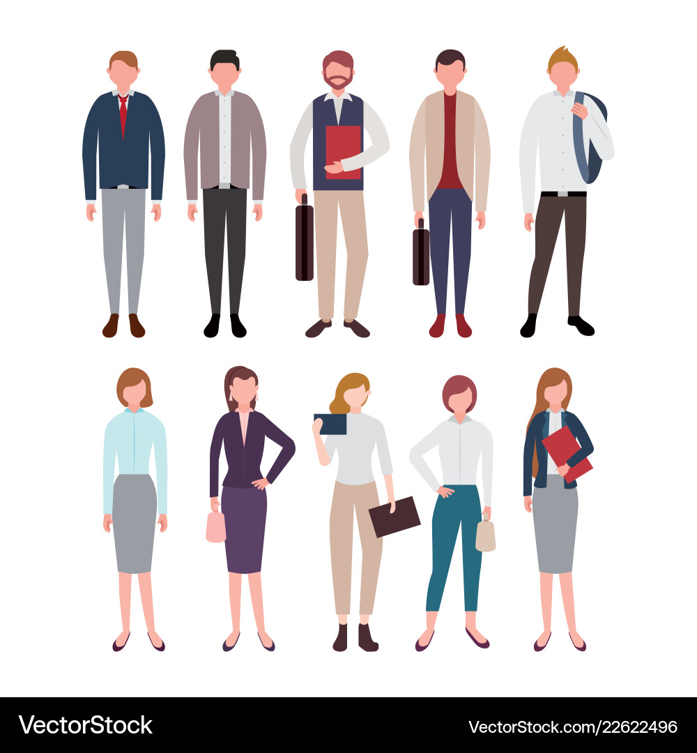 Business people workspace Royalty Free Vector Image