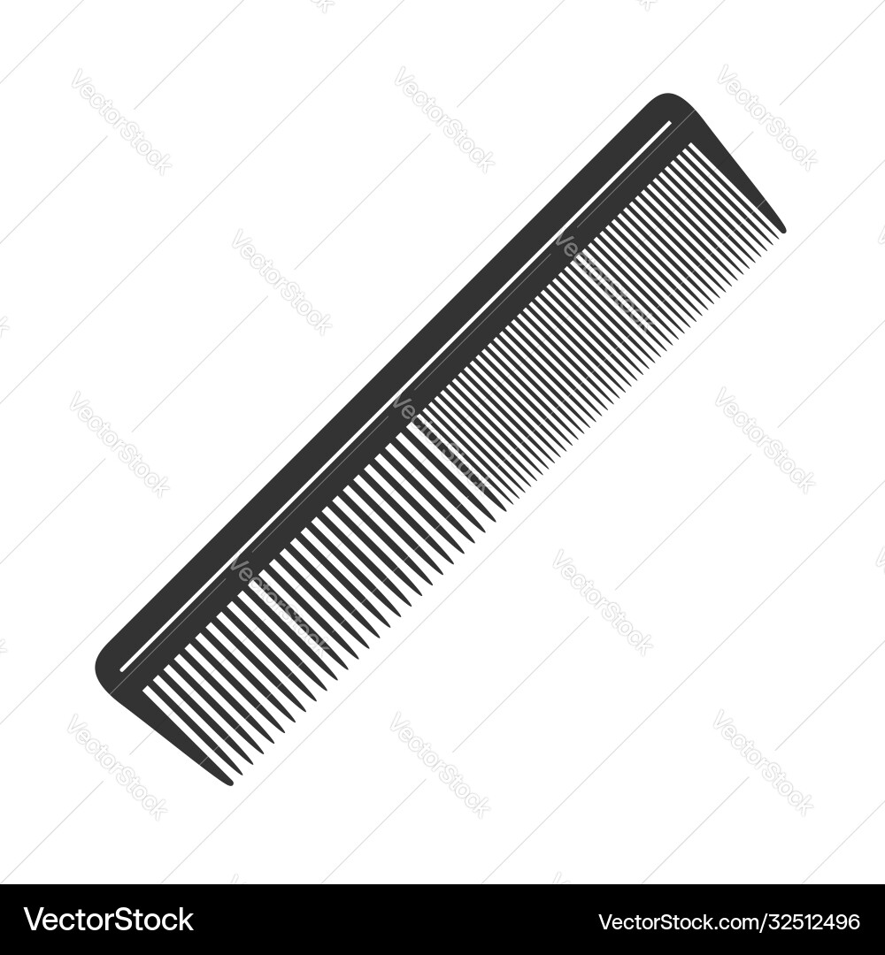 Comb sign Royalty Free Vector Image - VectorStock
