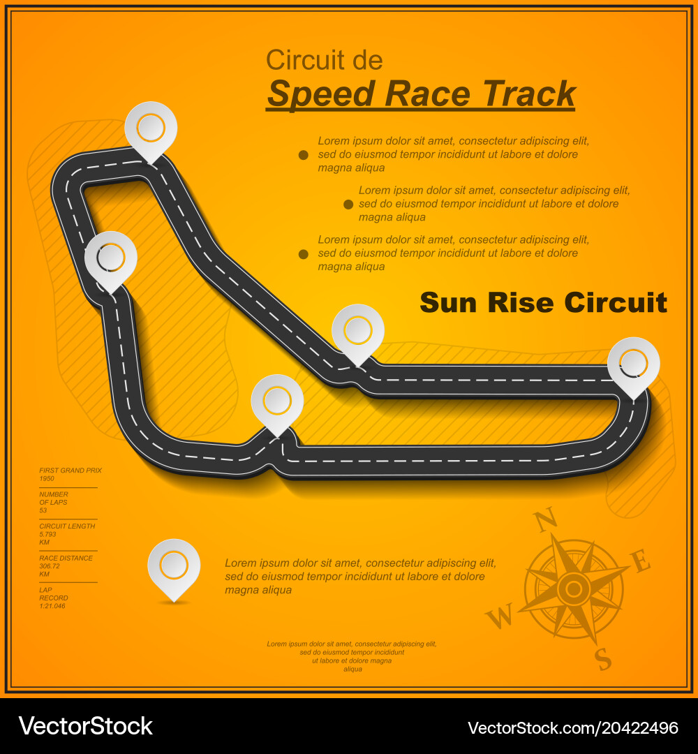 Orange road background Royalty Free Vector Image