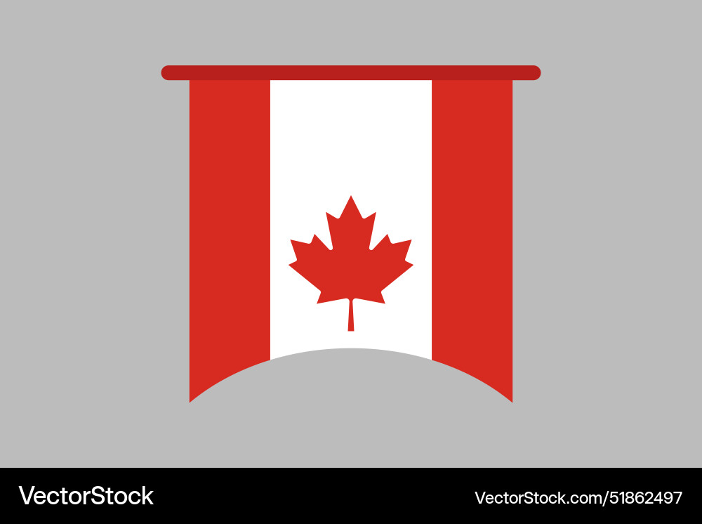 Canada flag Royalty Free Vector Image - VectorStock