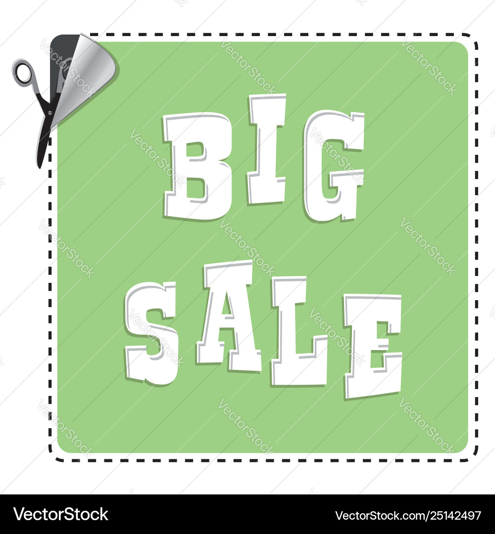 Square coupon Royalty Free Vector Image - VectorStock