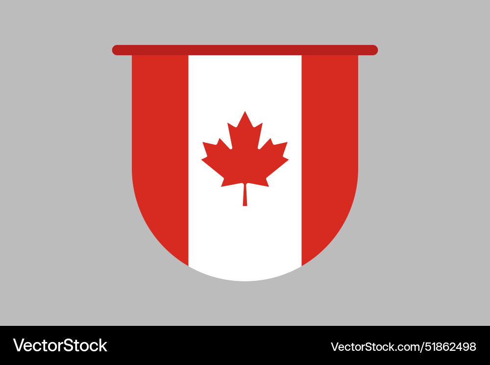 Canada flag Royalty Free Vector Image - VectorStock