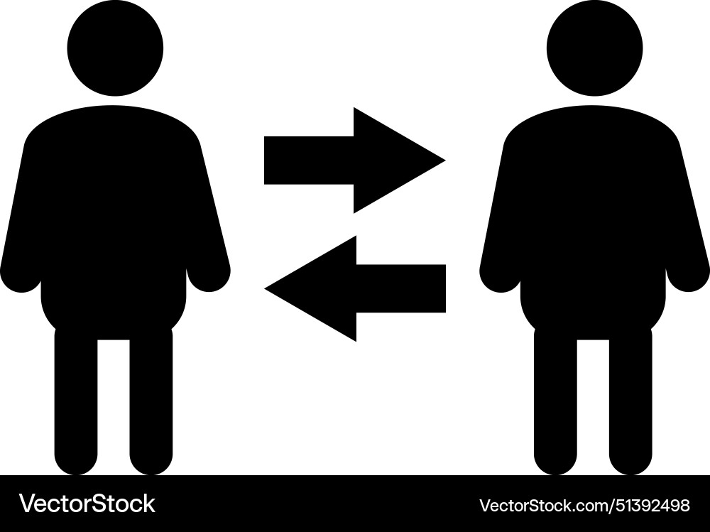 Interaction icon Royalty Free Vector Image - VectorStock