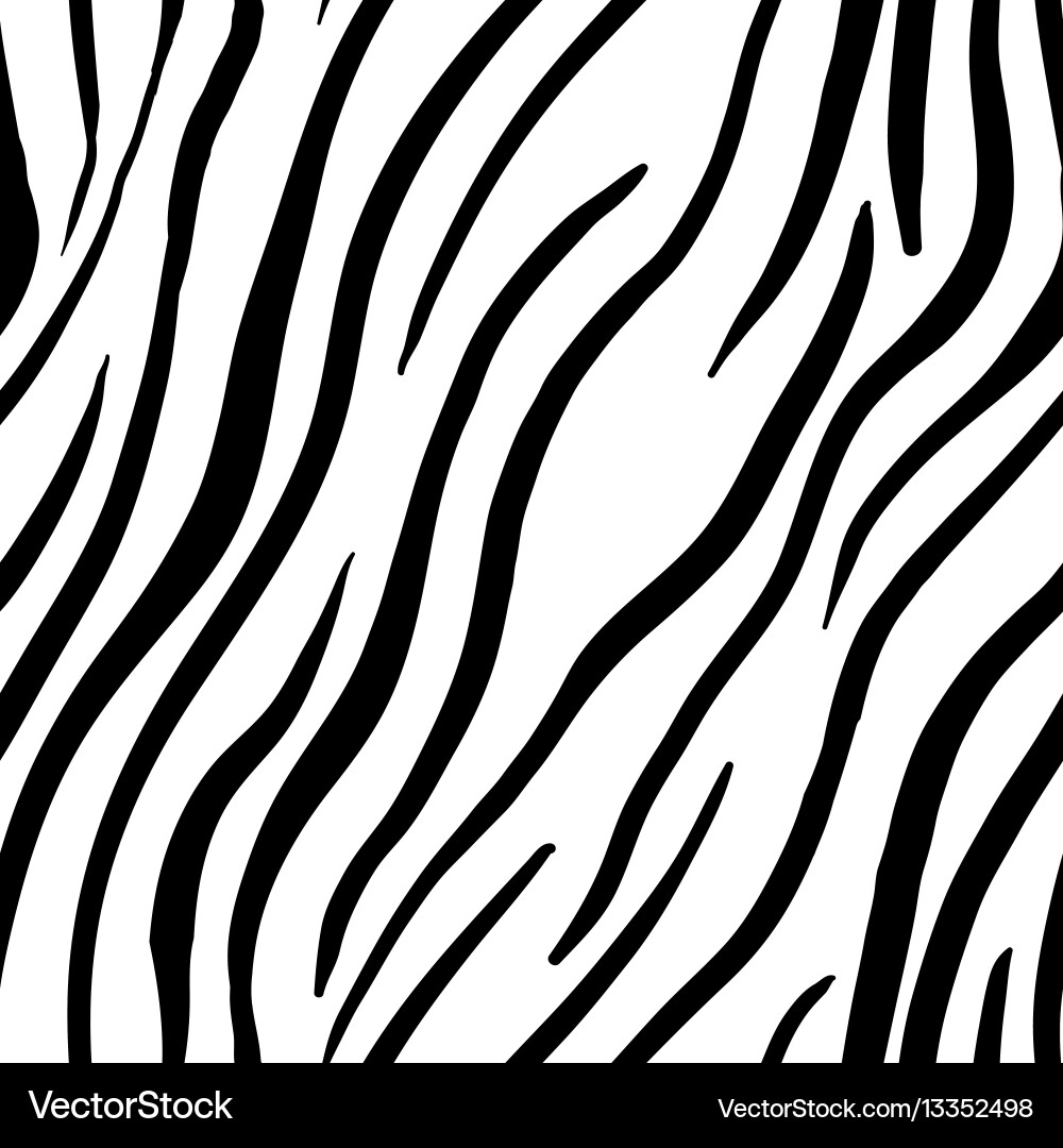 Zebra Stripes Pattern Royalty Free Vector Image