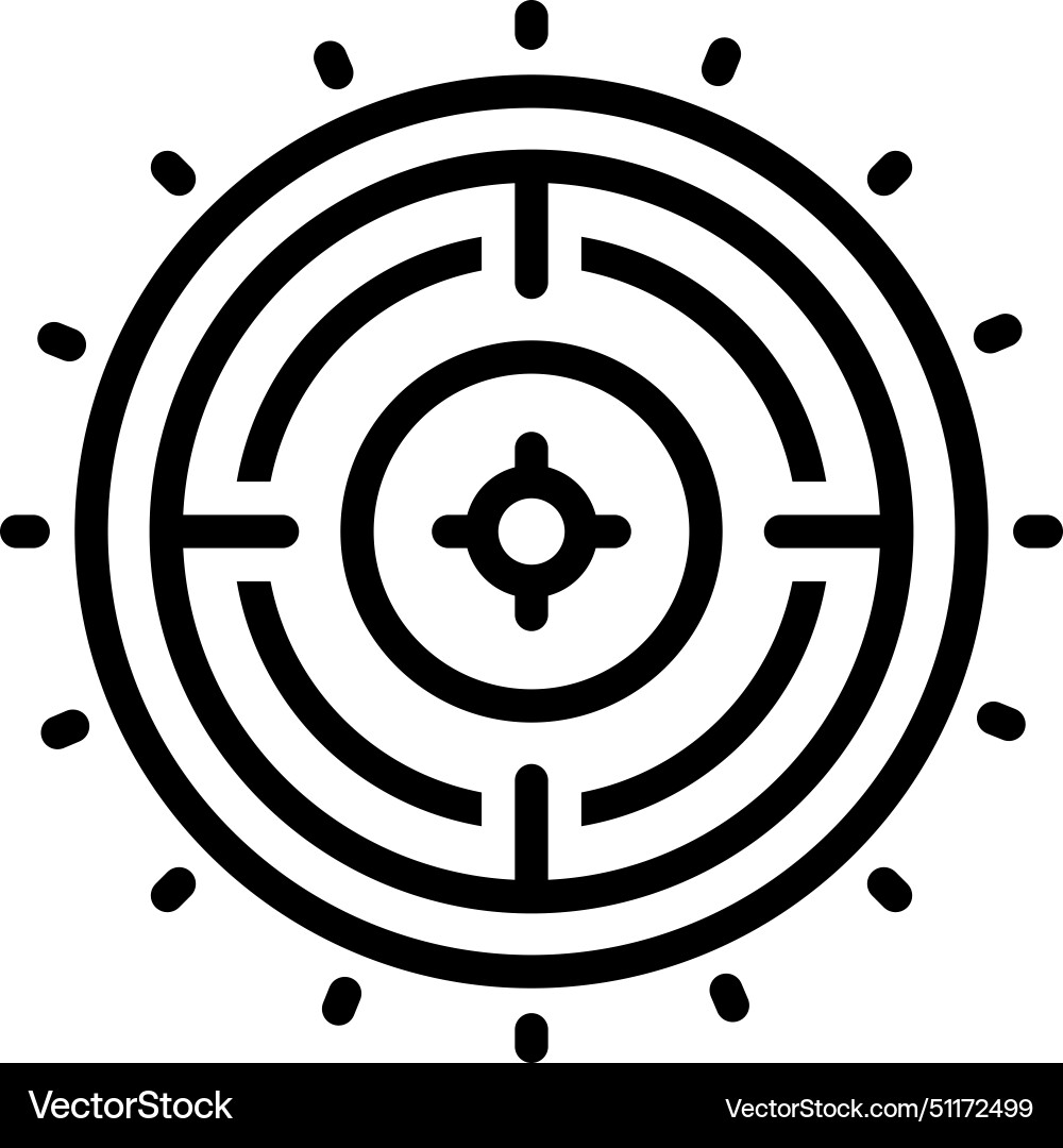 Aim Royalty Free Vector Image - VectorStock