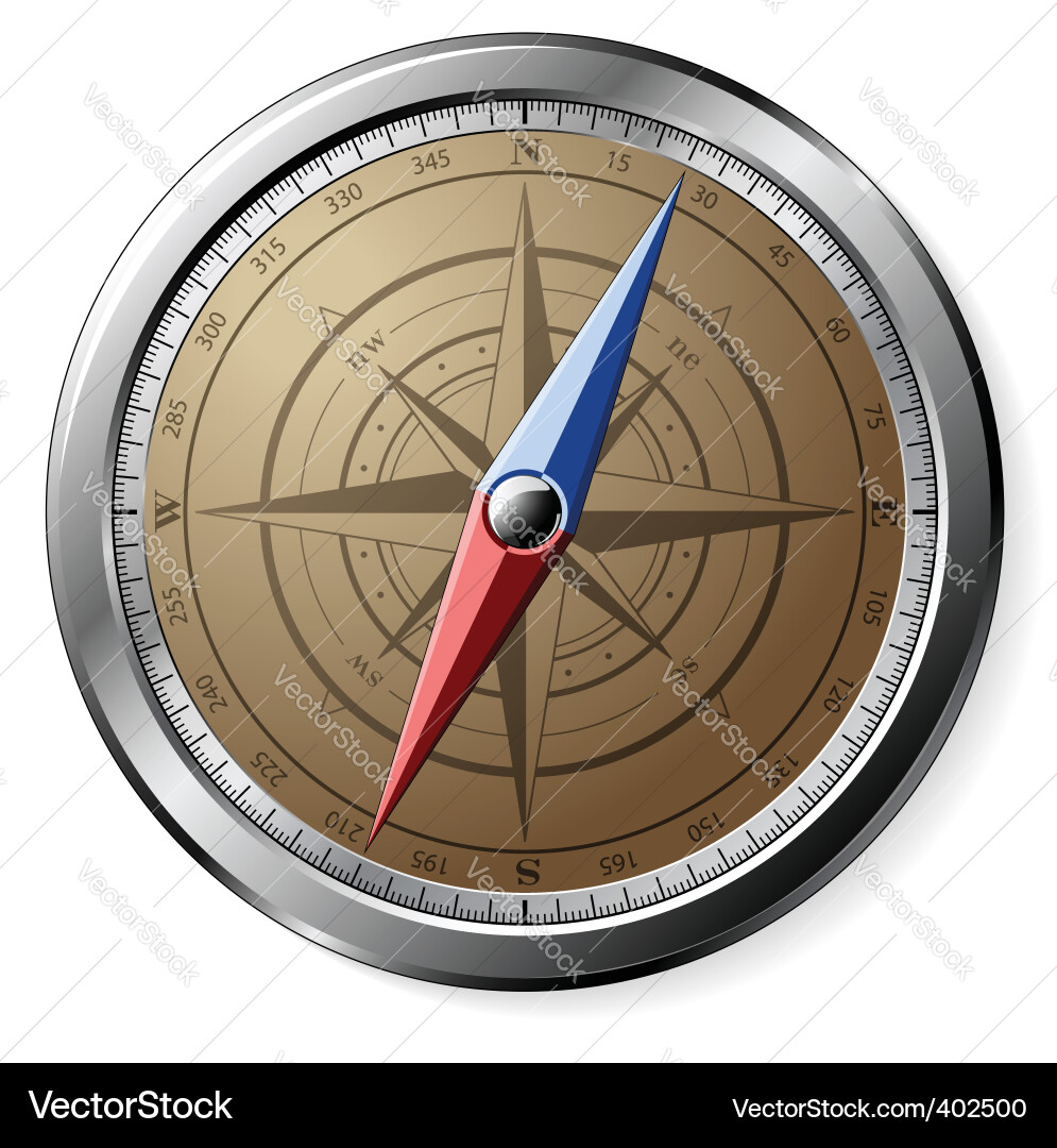 Compass Royalty Free Vector Image - VectorStock