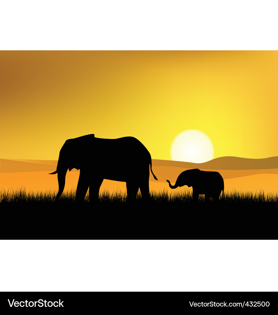 Elephant Royalty Free Vector Image - VectorStock