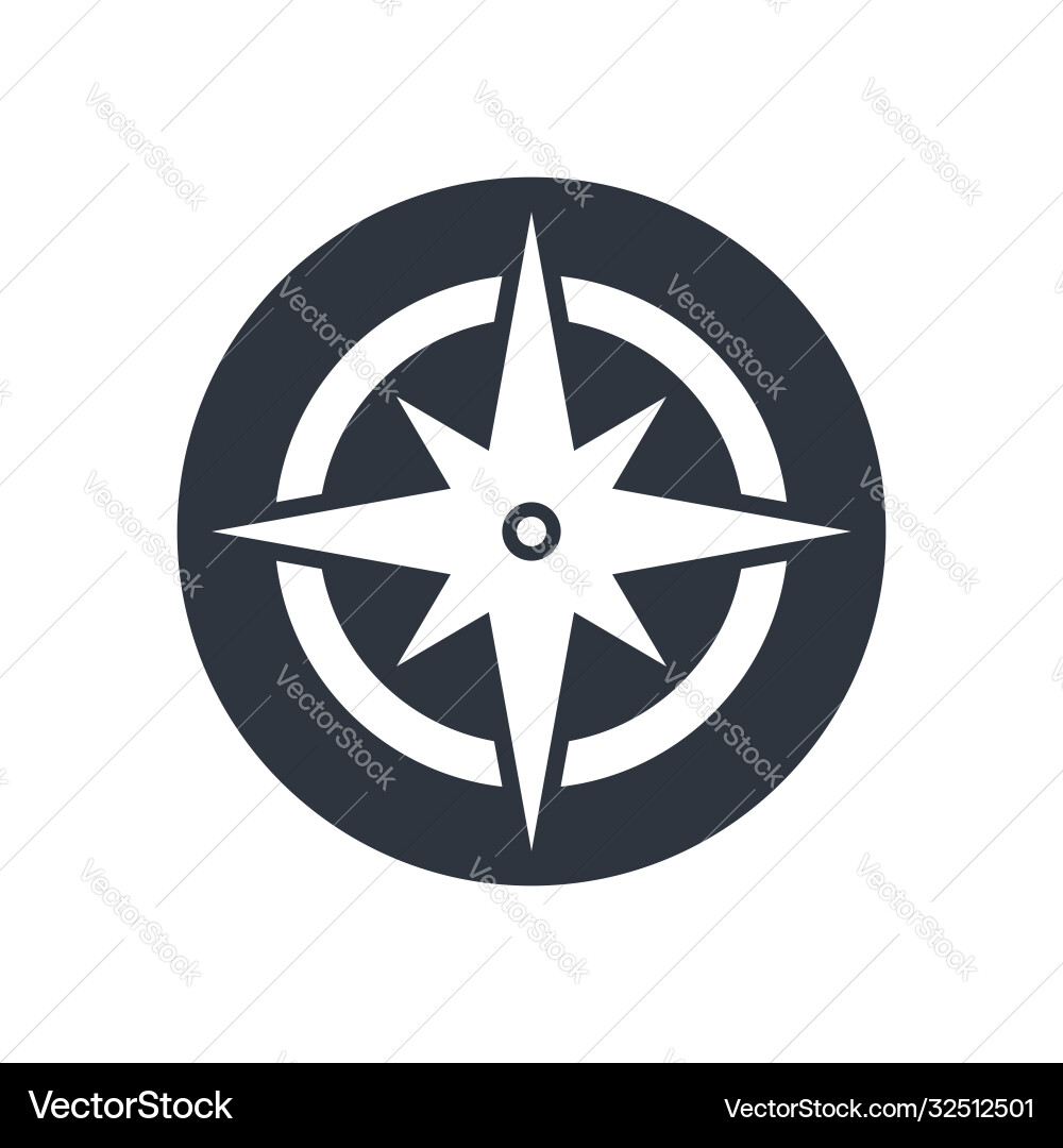 Compass rose Royalty Free Vector Image - VectorStock