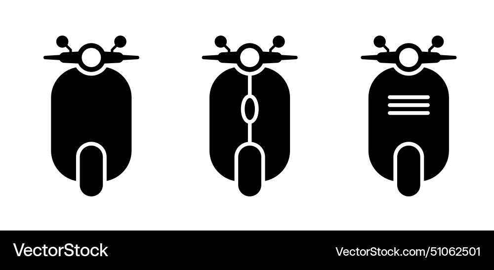 Motor scooter electric scooter or e-scooter Vector Image