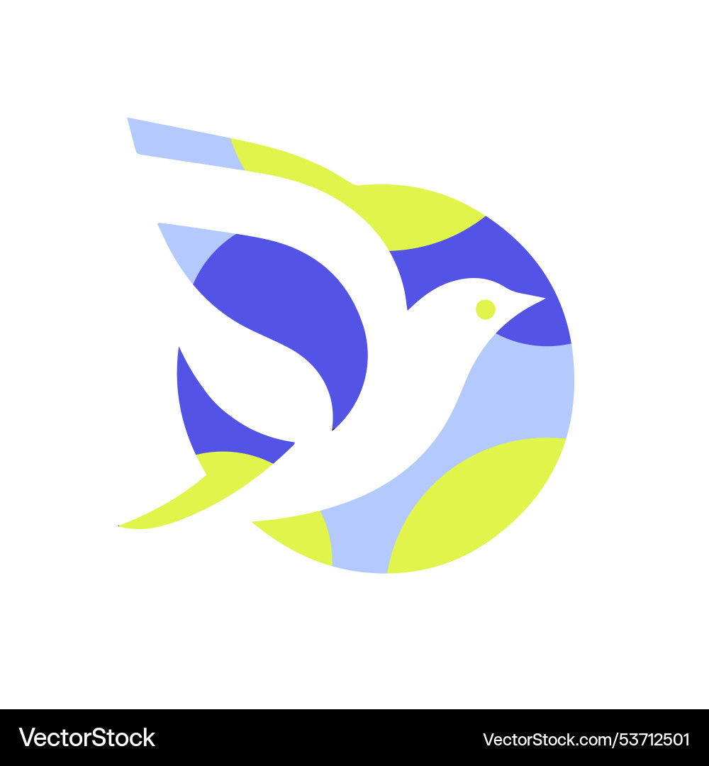 Simple bird logo Royalty Free Vector Image - VectorStock