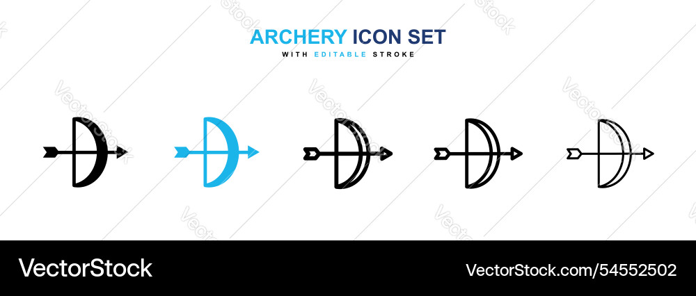 Archery icon Royalty Free Vector Image - VectorStock
