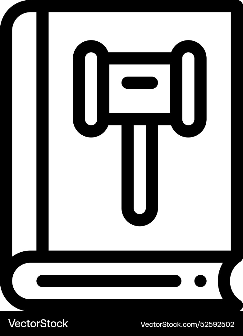 Conduct icon thin linear style design isolated on Vector Image