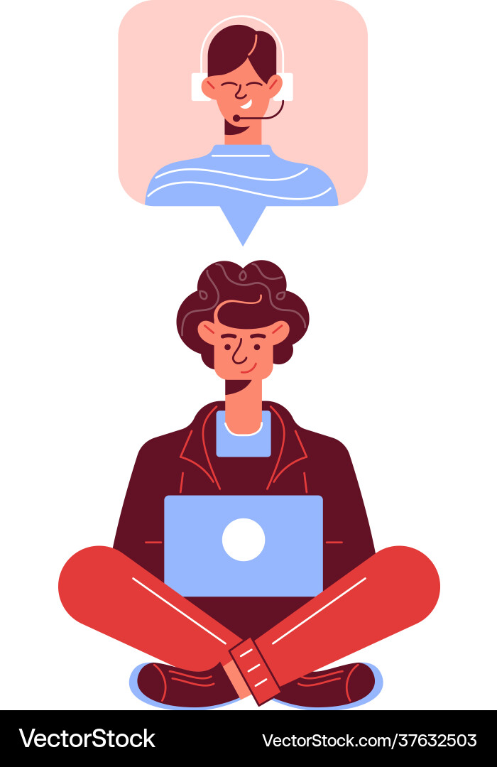 Customer support Royalty Free Vector Image - VectorStock