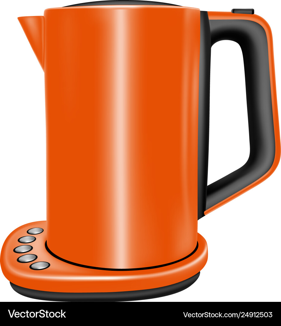 Electric kettle Royalty Free Vector Image - VectorStock
