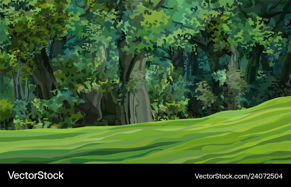 Deciduous Forest Cartoon
