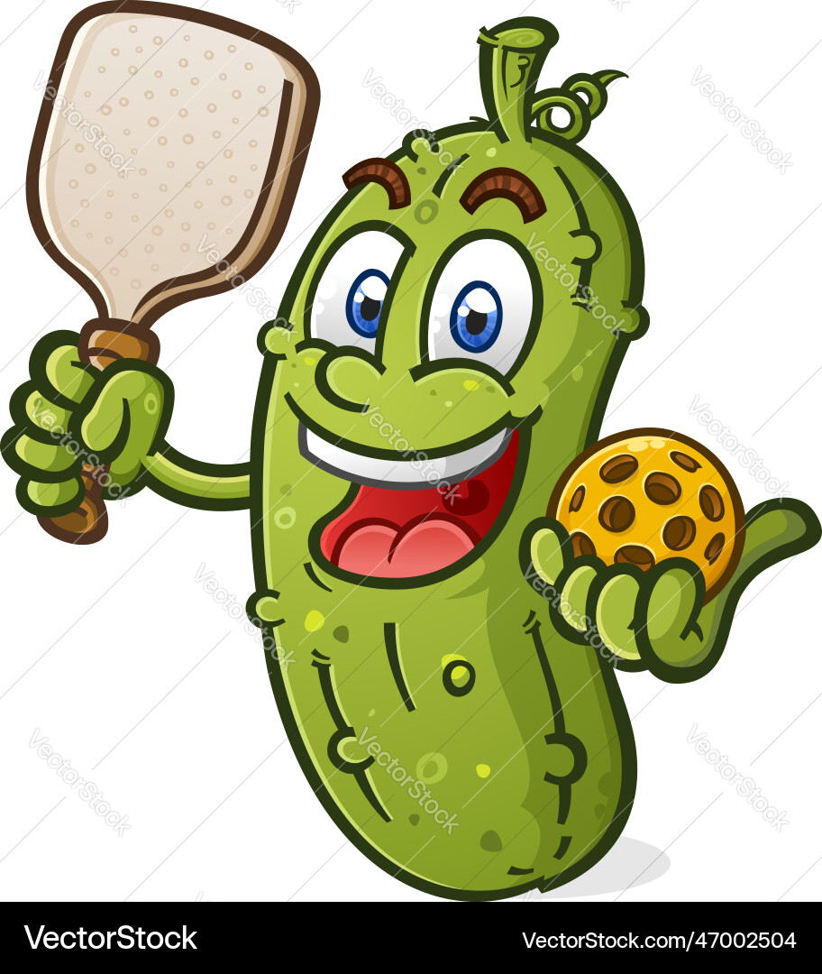 Pickleball Cartoon Vector Images (over 340)