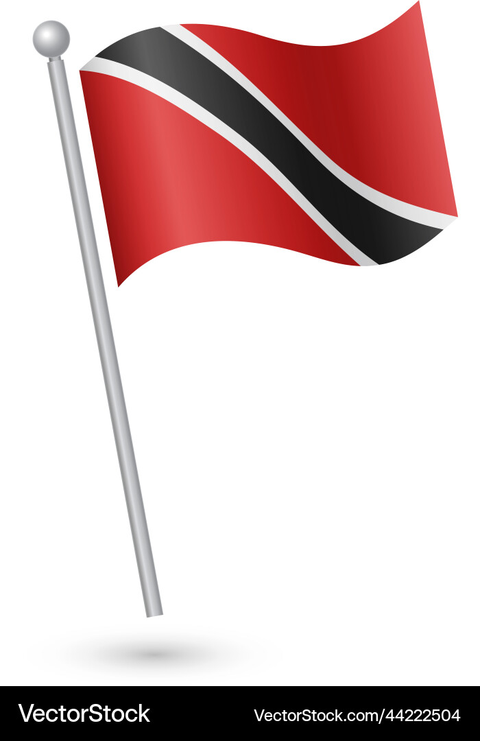 Trinidad national flag Royalty Free Vector Image