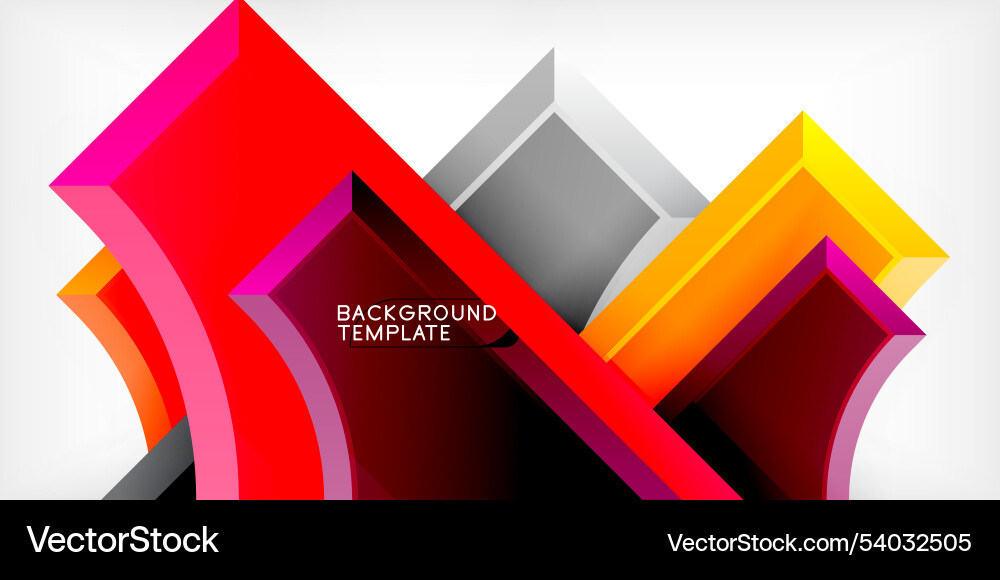 Pfeil mit runden Elementen Farbe geometrische Formen