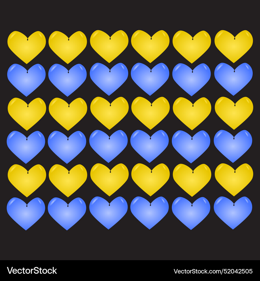 Hearts pattern beautiful wallpaper for background Vector Image