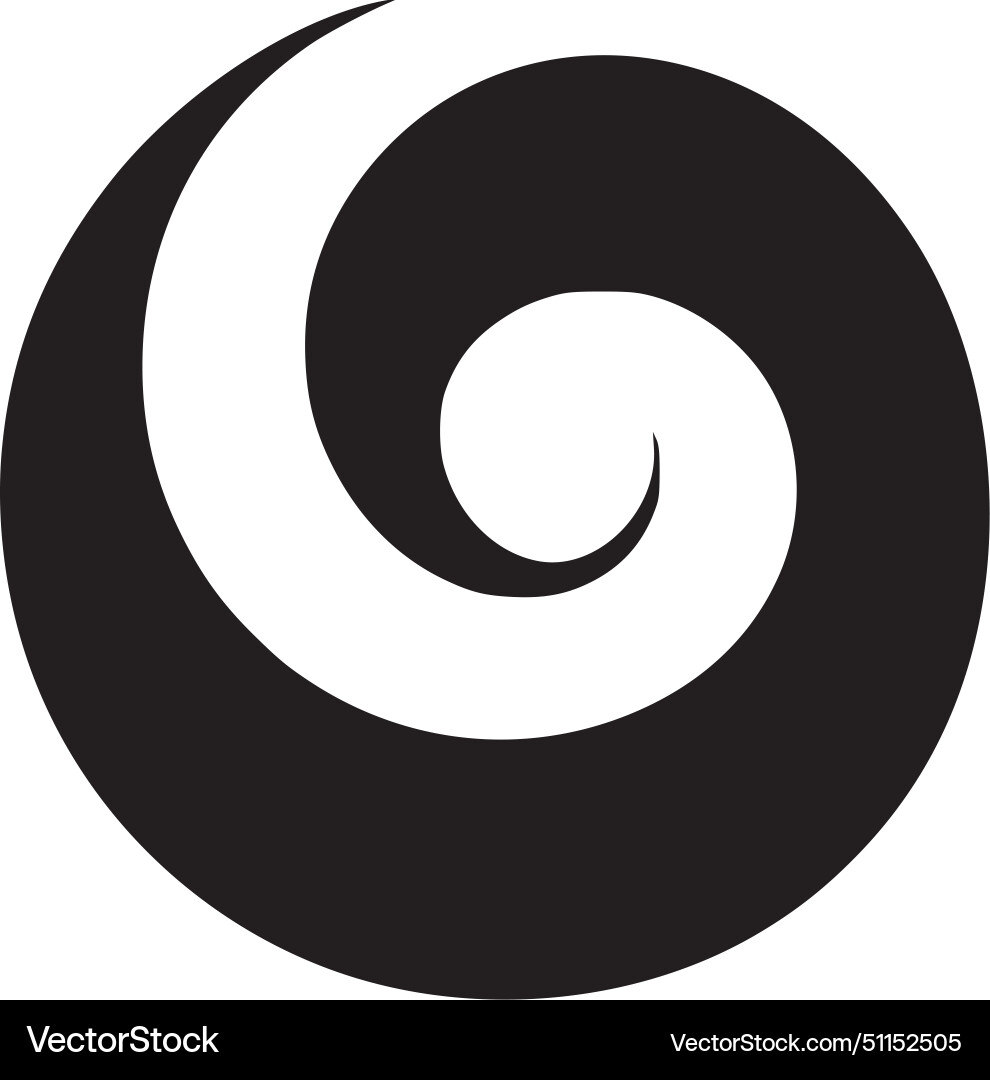 Infinity - minimalist and simple silhouette Vector Image