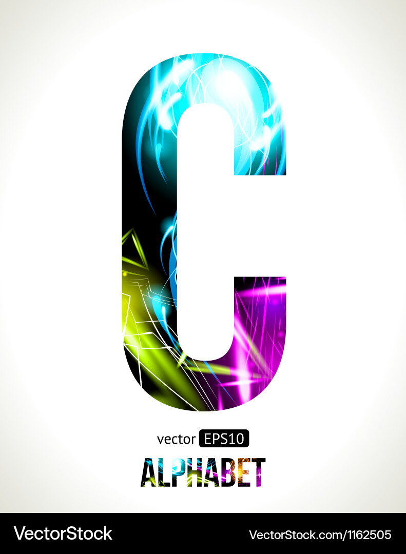 Letter C Neon Light Vector Images (over 890)