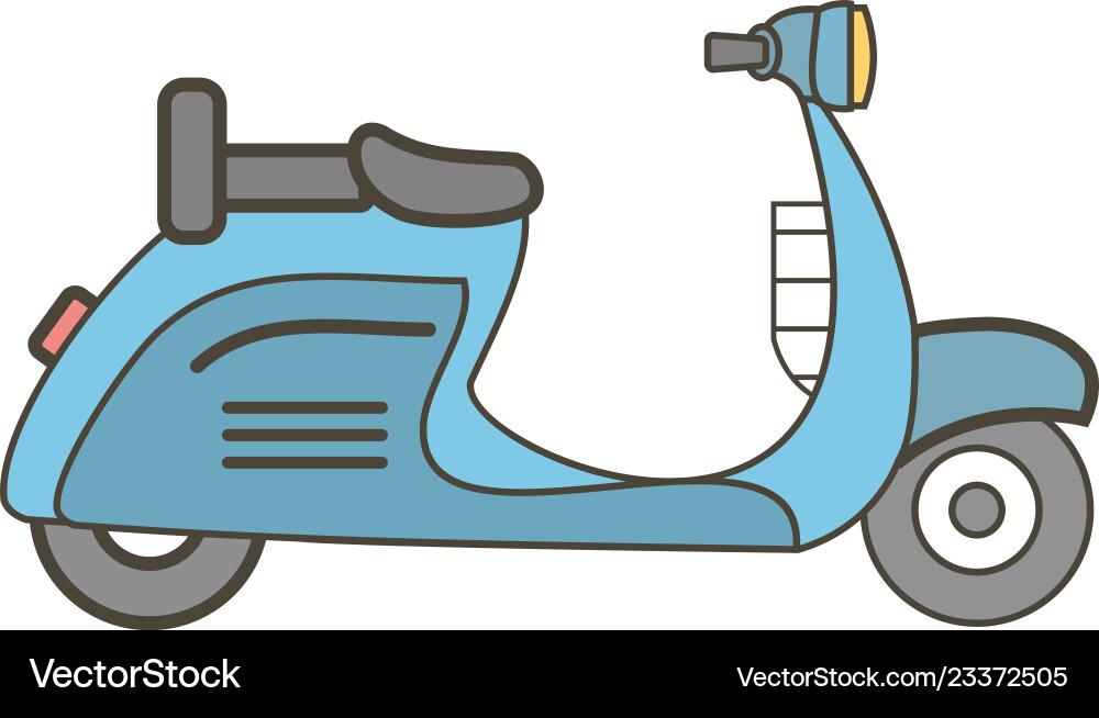 Vespa icon Royalty Free Vector Image - VectorStock