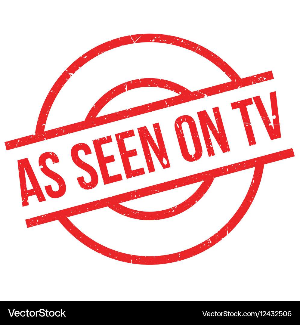 As Seen On TV Stamp Royalty Free Vector Image - VectorStock
