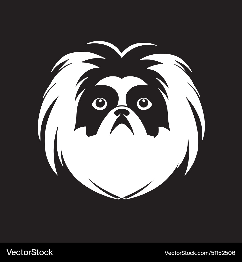 Japanese chin - high quality logo ideal Royalty Free Vector