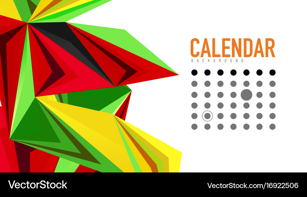 Modern triangle presentation template Royalty Free Vector