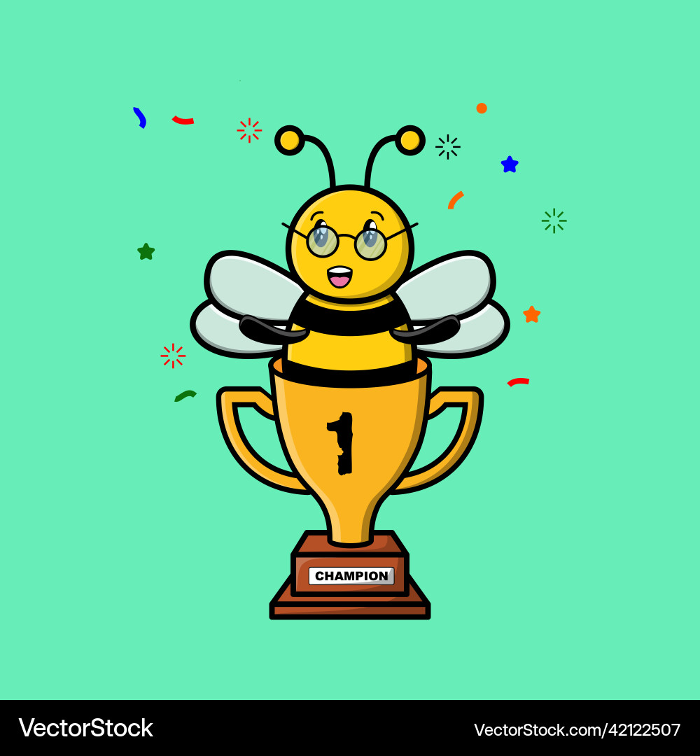 Bee Trophy Vector Images (over 170)