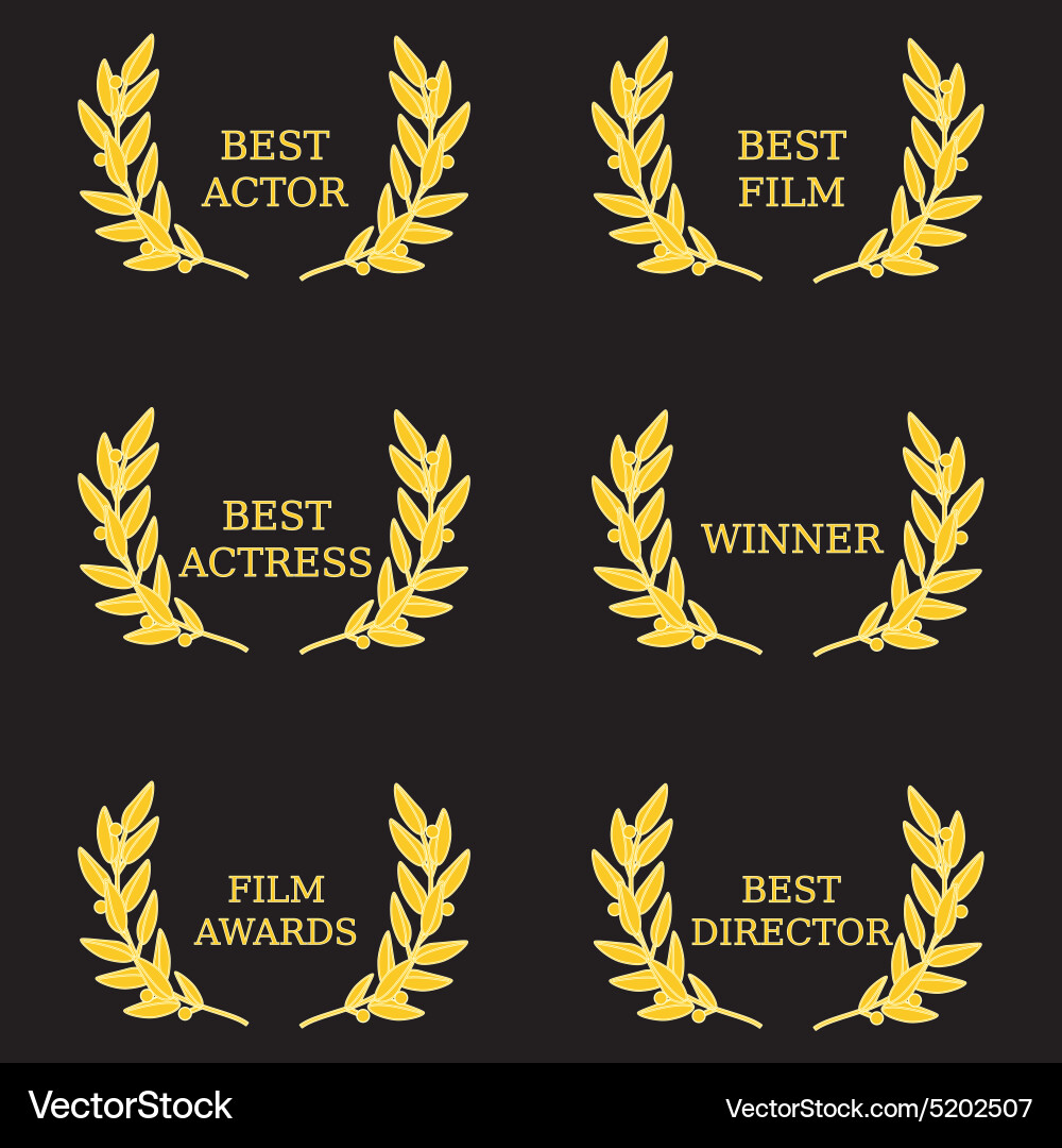 Film Awards Ceremony Royalty Free Vector Image