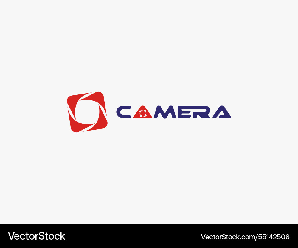 Camera logo design Royalty Free Vector Image - VectorStock