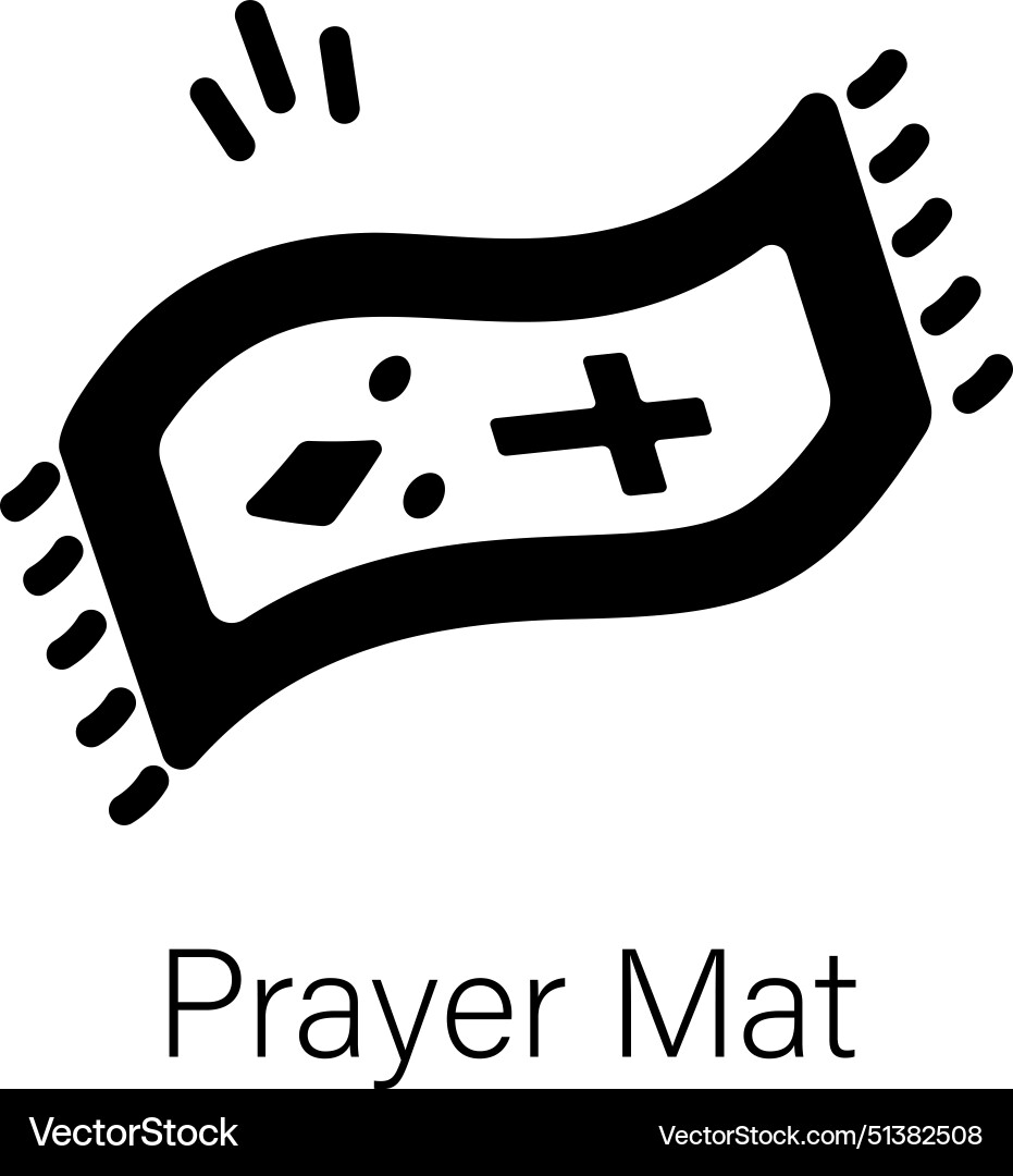 Prayer mat Royalty Free Vector Image - VectorStock