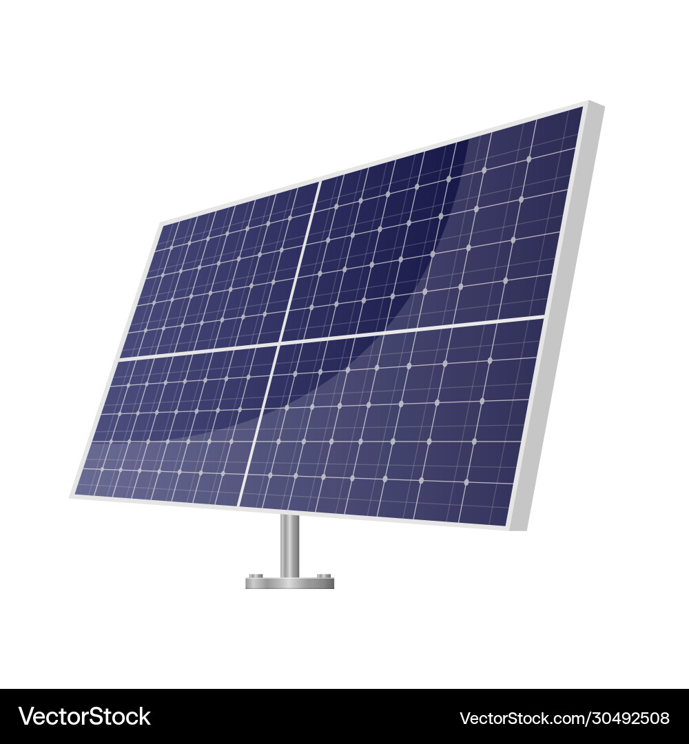 Solar panel Royalty Free Vector Image - VectorStock