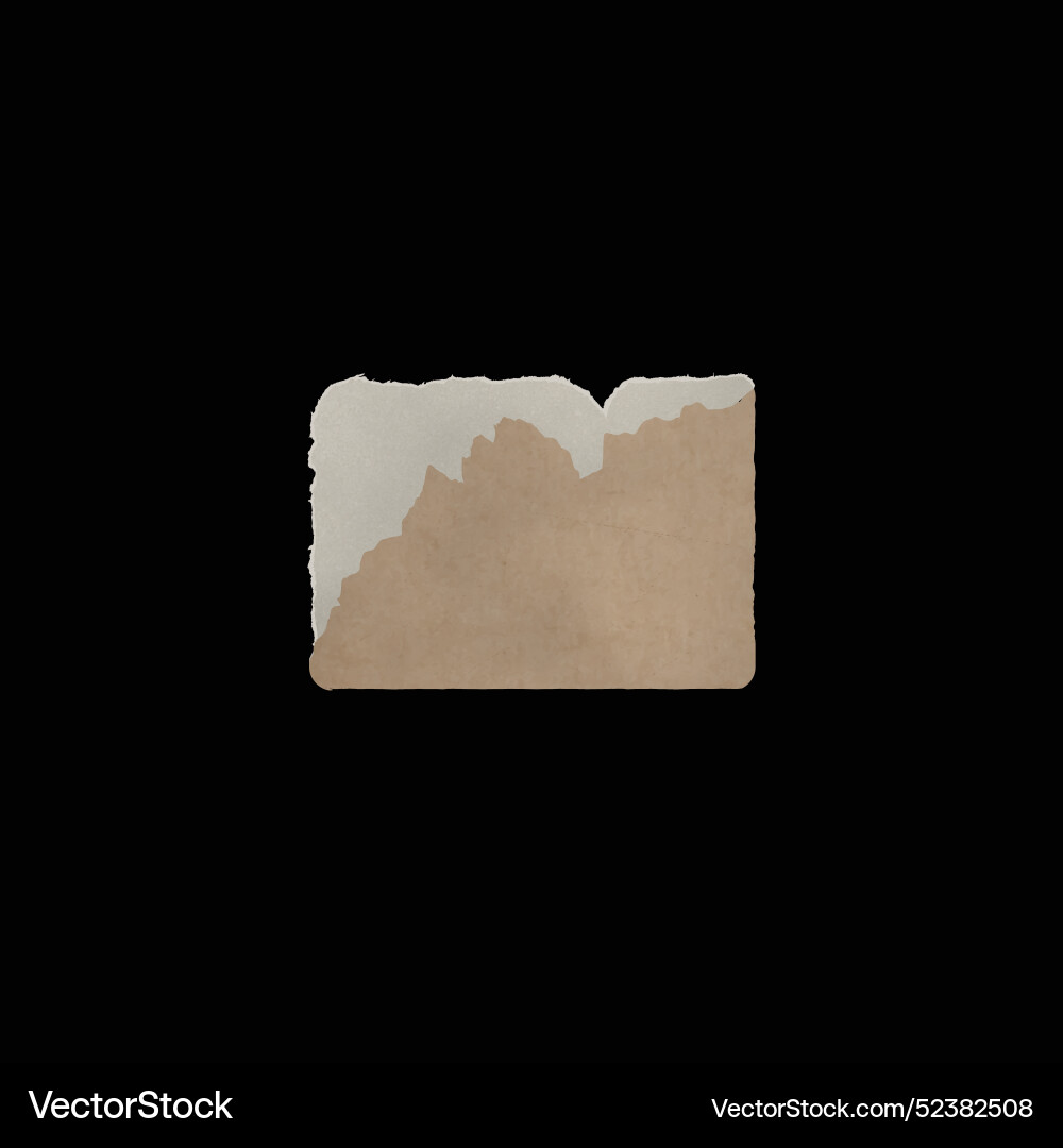 Vintage torn paper Royalty Free Vector Image - VectorStock