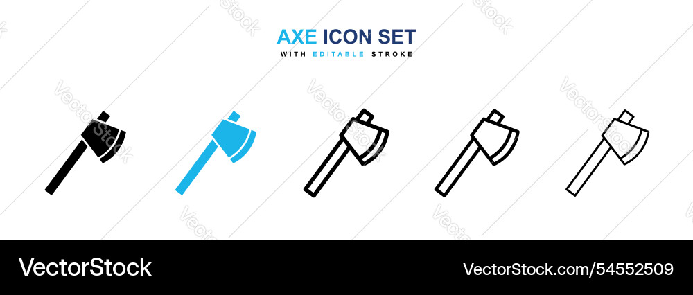 Axe icon Royalty Free Vector Image - VectorStock