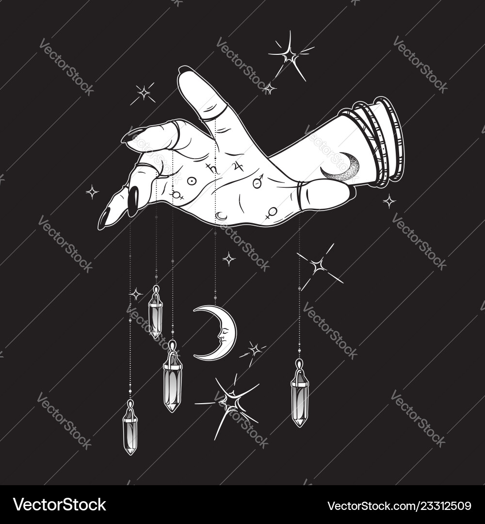 Divination Pendulum Vector Images (44)