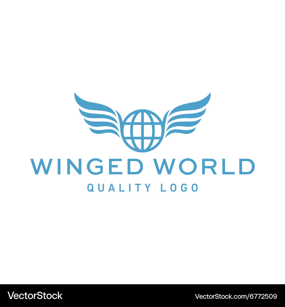 Global Planet Earth Logo Royalty Free Vector Image