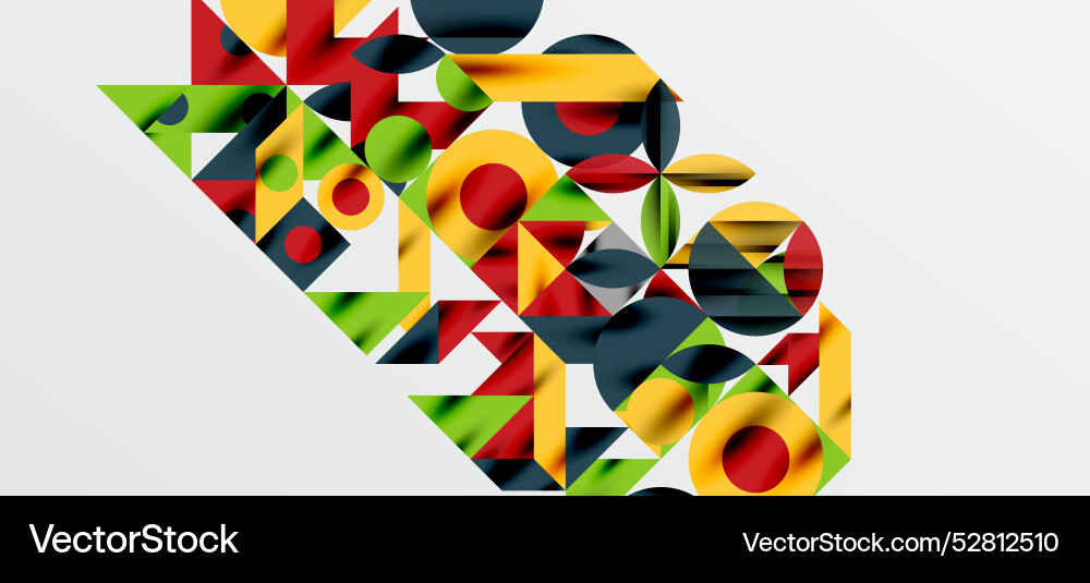 Geometric neo patterns abstract background Vector Image