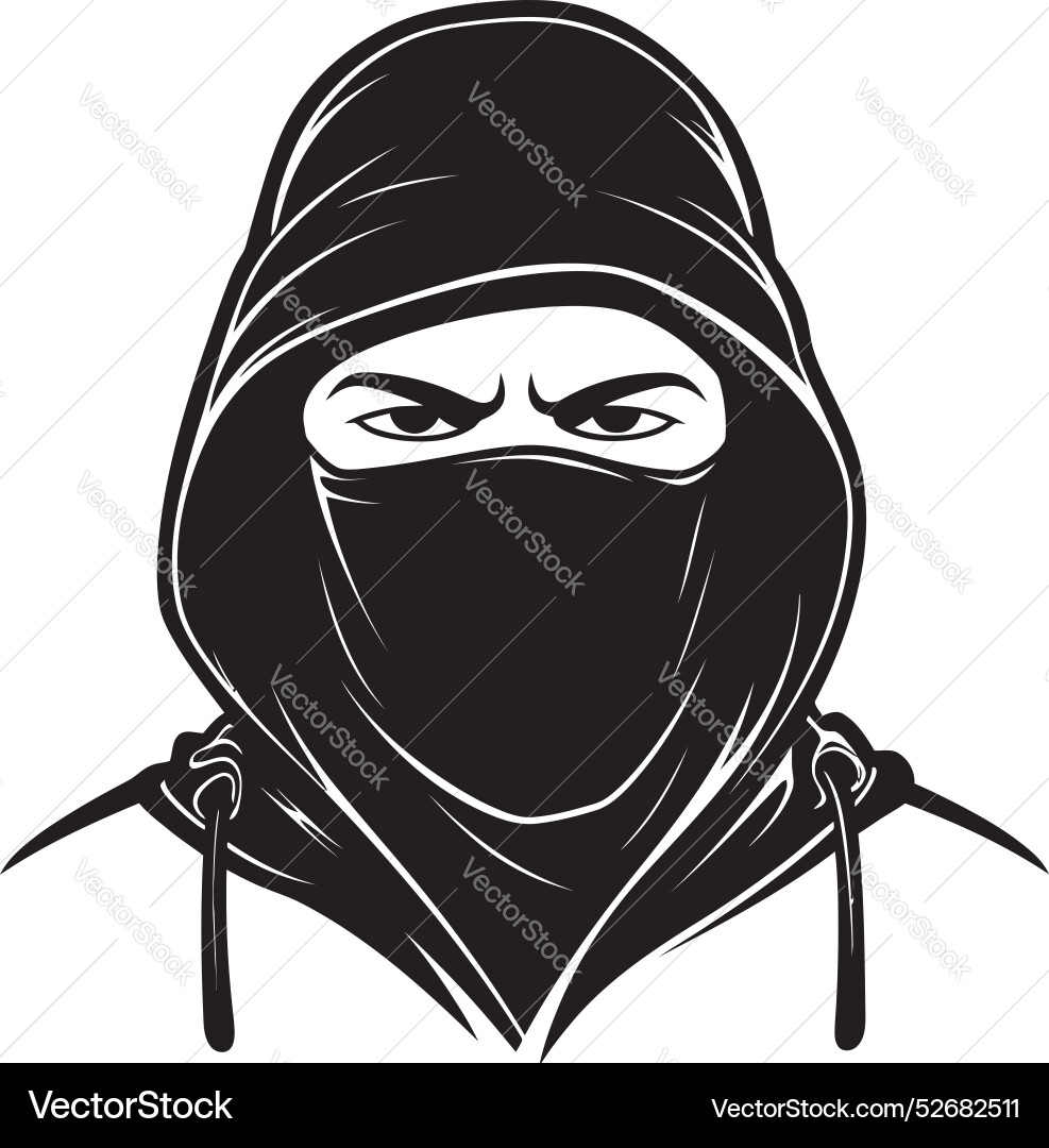 Eclipse enforcer concealed identity with logo Vector Image