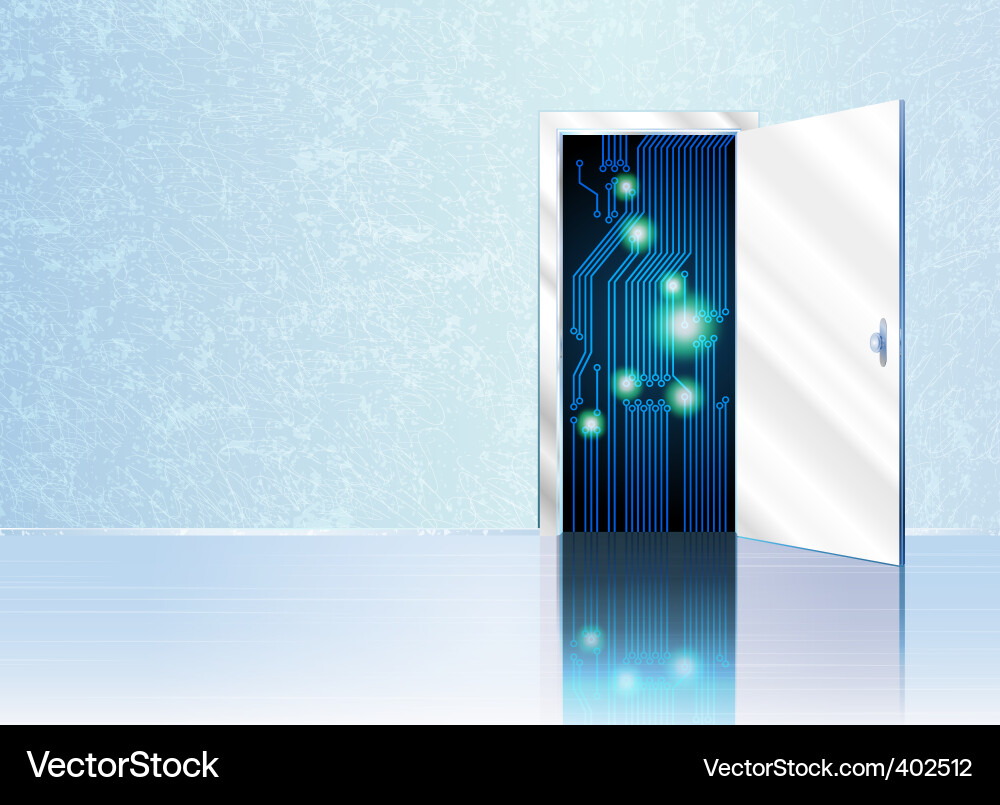 Entrance Royalty Free Vector Image - VectorStock