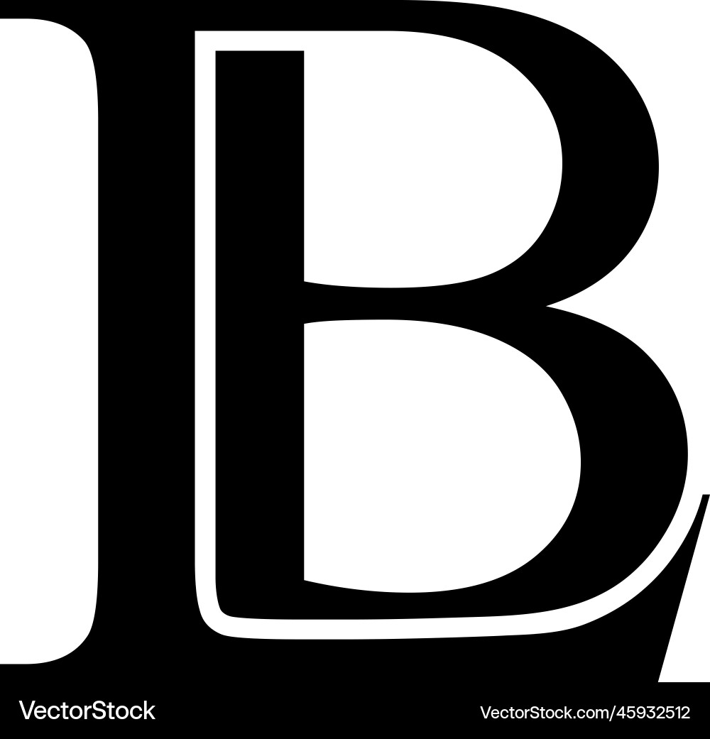 LB Monogram Logo Royalty Free Vector Image - VectorStock