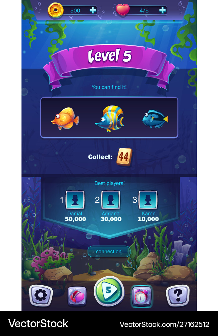 Seaweed Game Mobile Vector Images (44)