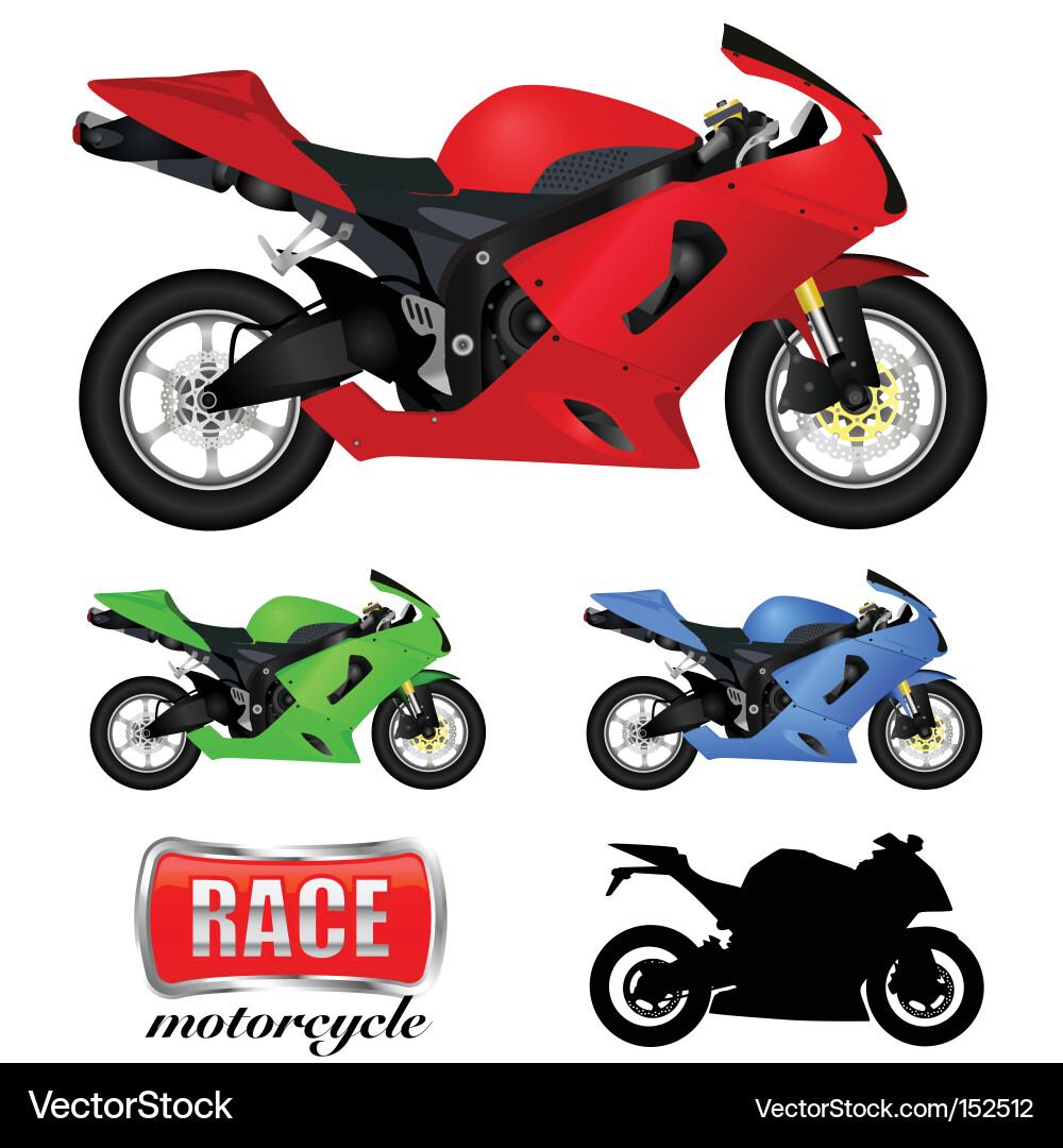 Motorcycle Royalty Free Vector Image - VectorStock